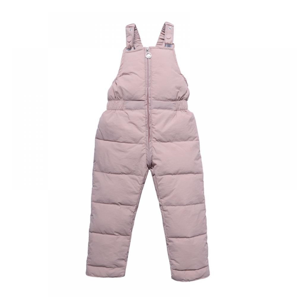 Baby Toddler Girls Boys Winter Snow Pants Down Puffer Warm Overall ...