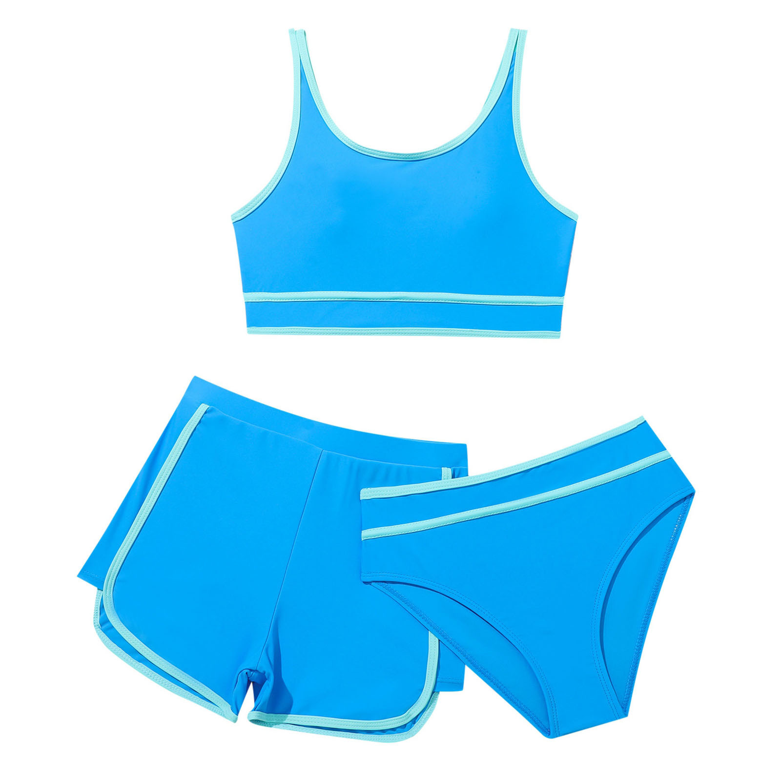 Baby/Toddler Girls Cropped Bikini Swimwear Kids Girl Bikini Swimsuits ...