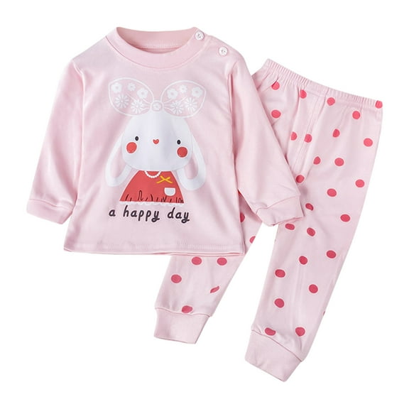Boy Outfit Pajamas Cartoon Prints Long Sleeve Sleepwear Sets - Walmart.com