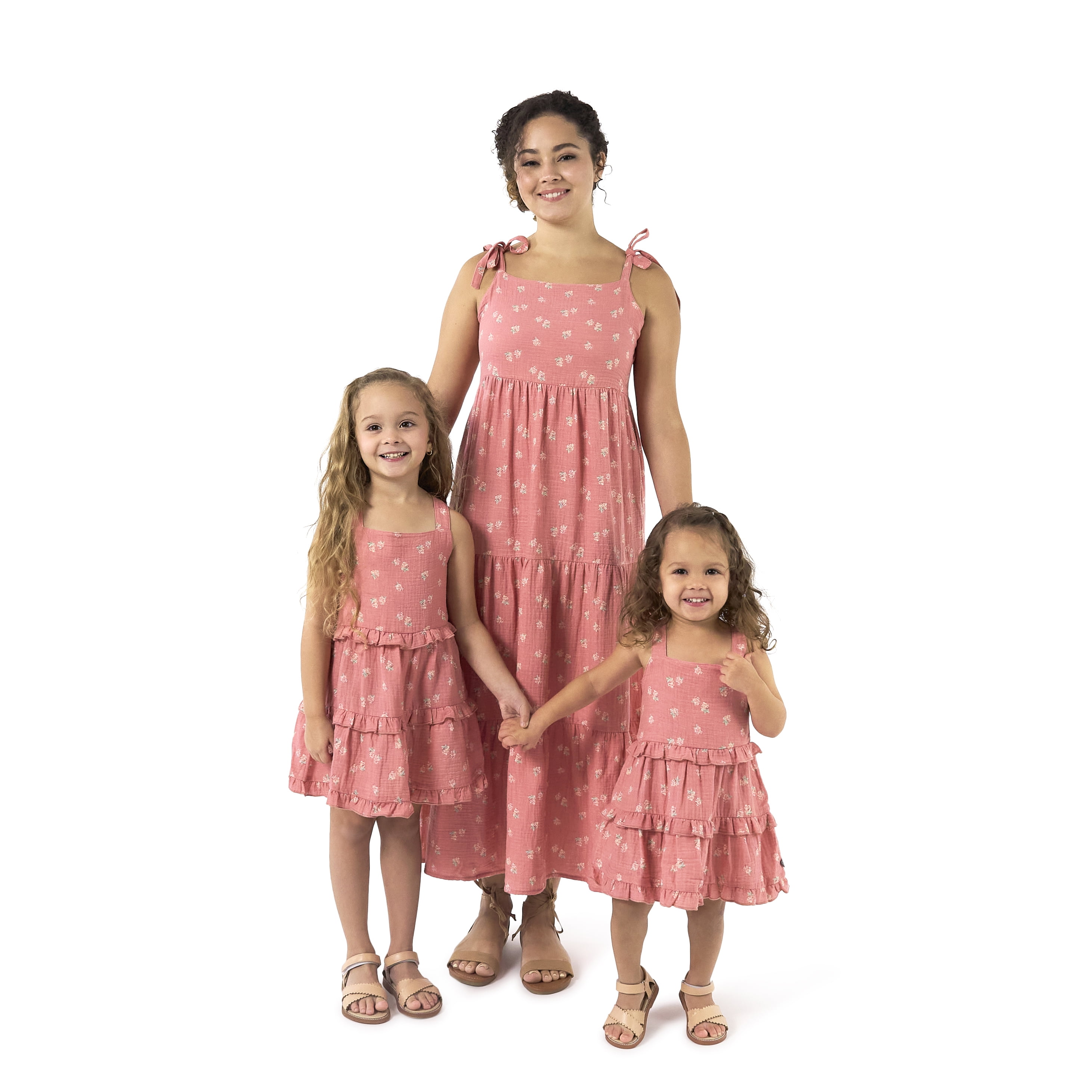 Baby & Toddler Girls Pink Raspberries Dress - Walmart.com