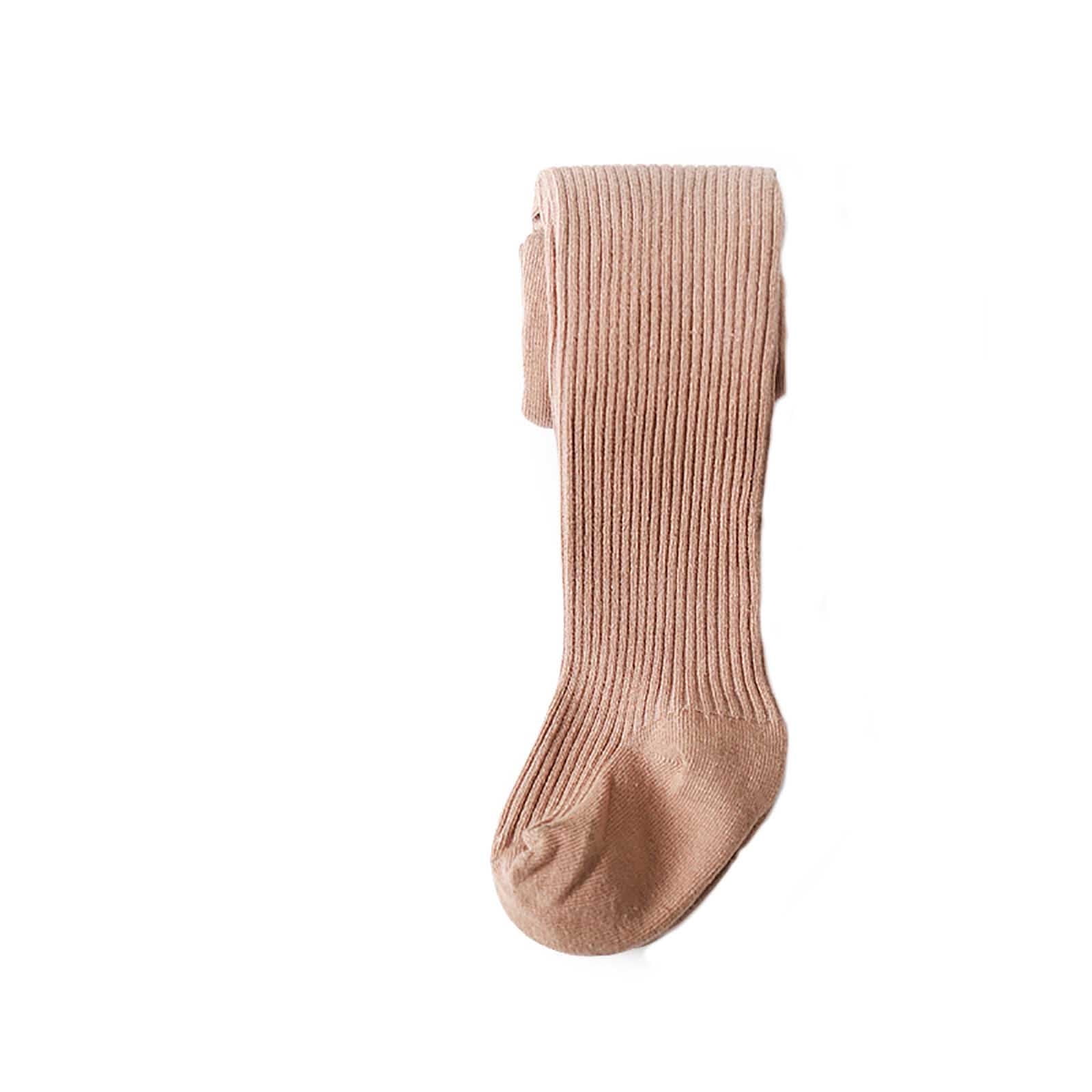 Baby Toddler Kids Stockings Girls Socks Solid Color French Rib Uniform ...