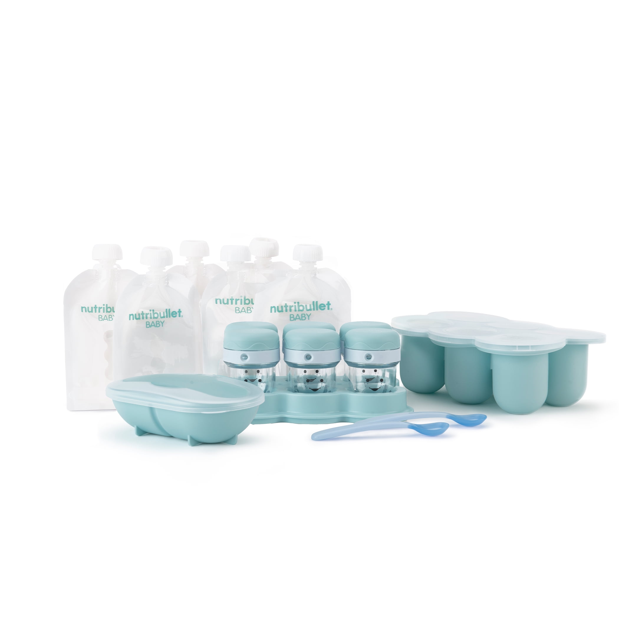 NutriBullet Baby & Toddler Meal Prep Kit with Infant Feeding Spoon ...