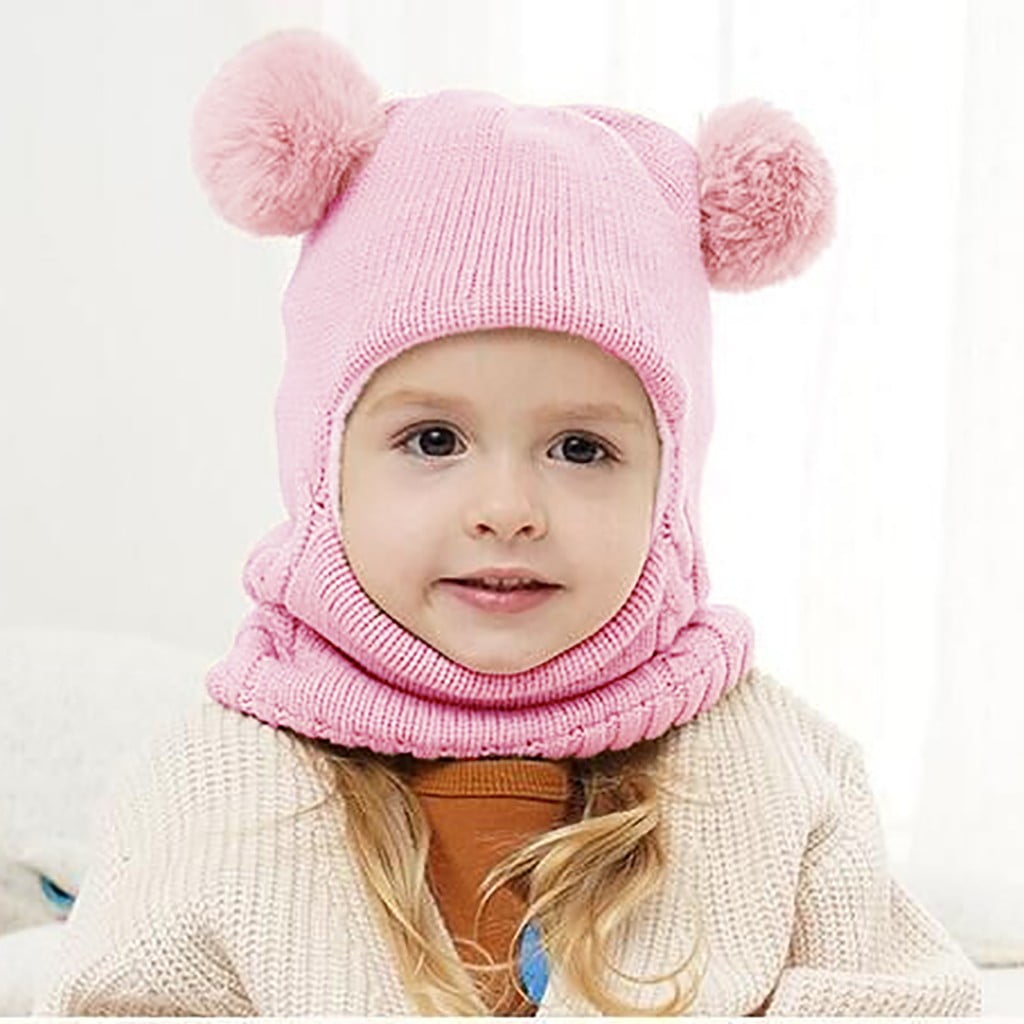 Baby Toddler Winter Hat Scarf Set 2 in 1 Children Soft Warm Knit Hat ...