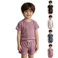 Baby Toddlers Boy Summer Outfits Short Sleeve Tshirts and Pocket Shorts ...