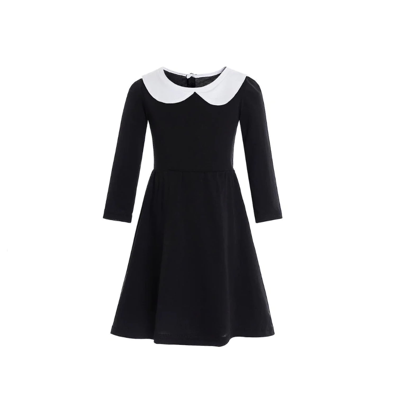 Baby,Toddlers,Girls Wednesday Costume,Cotton Addams Family Black Dress ...