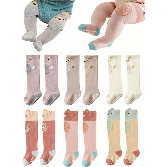 Baby Cartoon Toddler Knee High Socks Girl Boy Tube Socks Newborn Infant ...