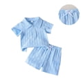 Baby Toddlers Summer Outfits for Kids Short Sleeve Polo Shirt and ...