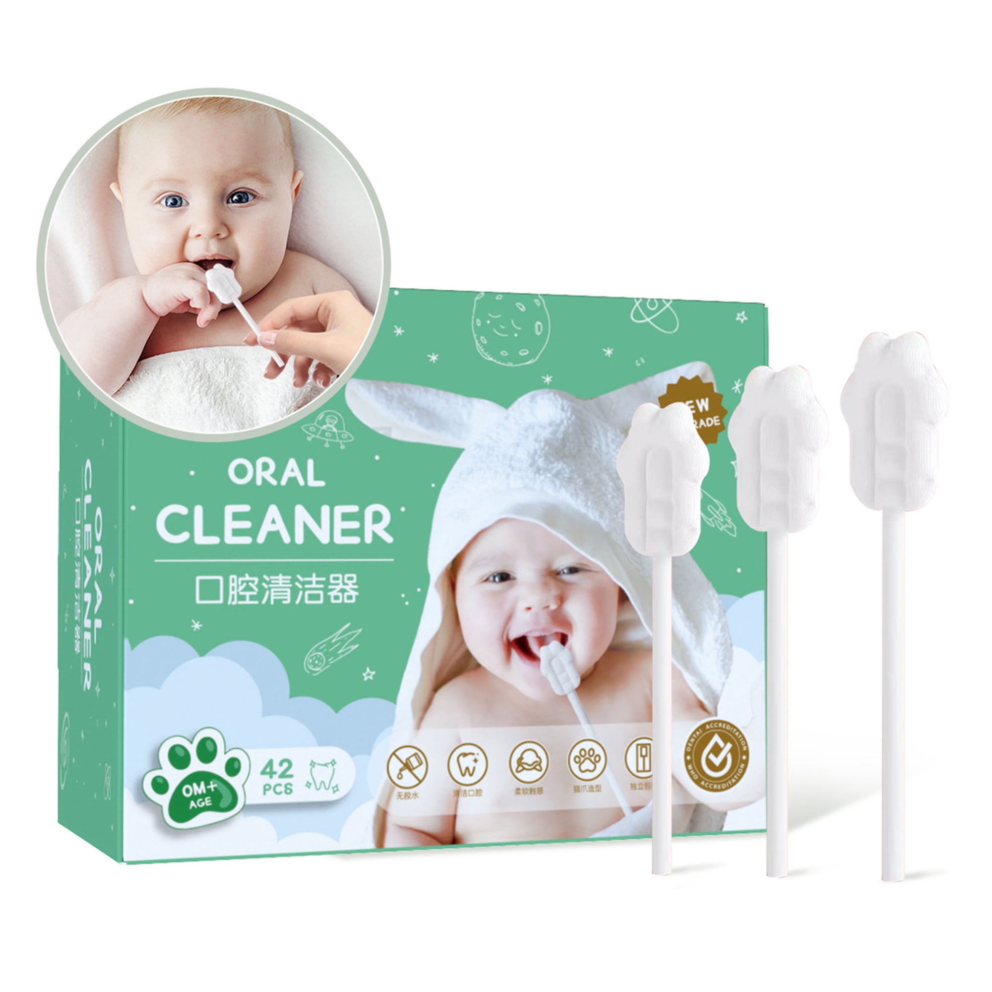 Baby Tongue Cleaner, Baby Mouth Cleaner Newborn Tongue Cleaning ...