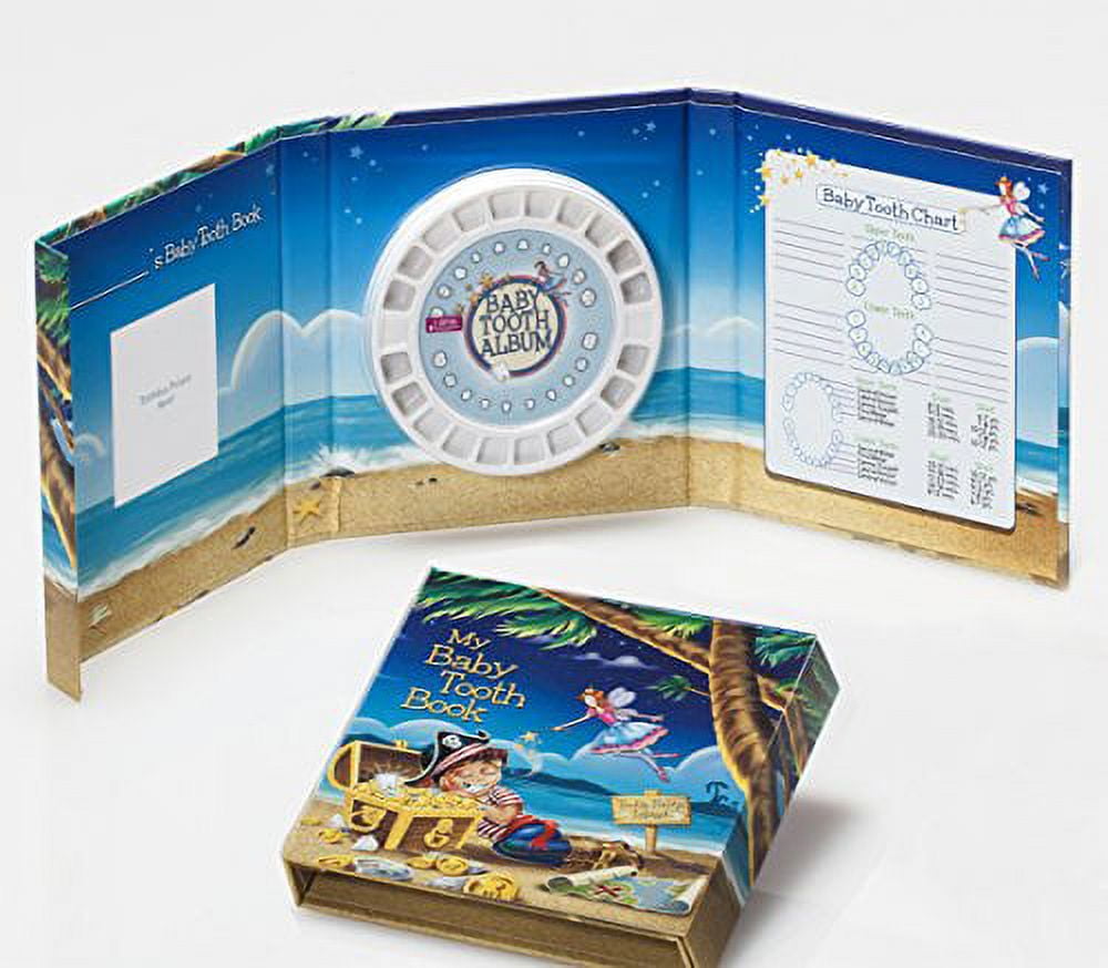Baby Tooth Album - Tooth Fairy Land Collection - Boy (Girl Pirate/Blue ...
