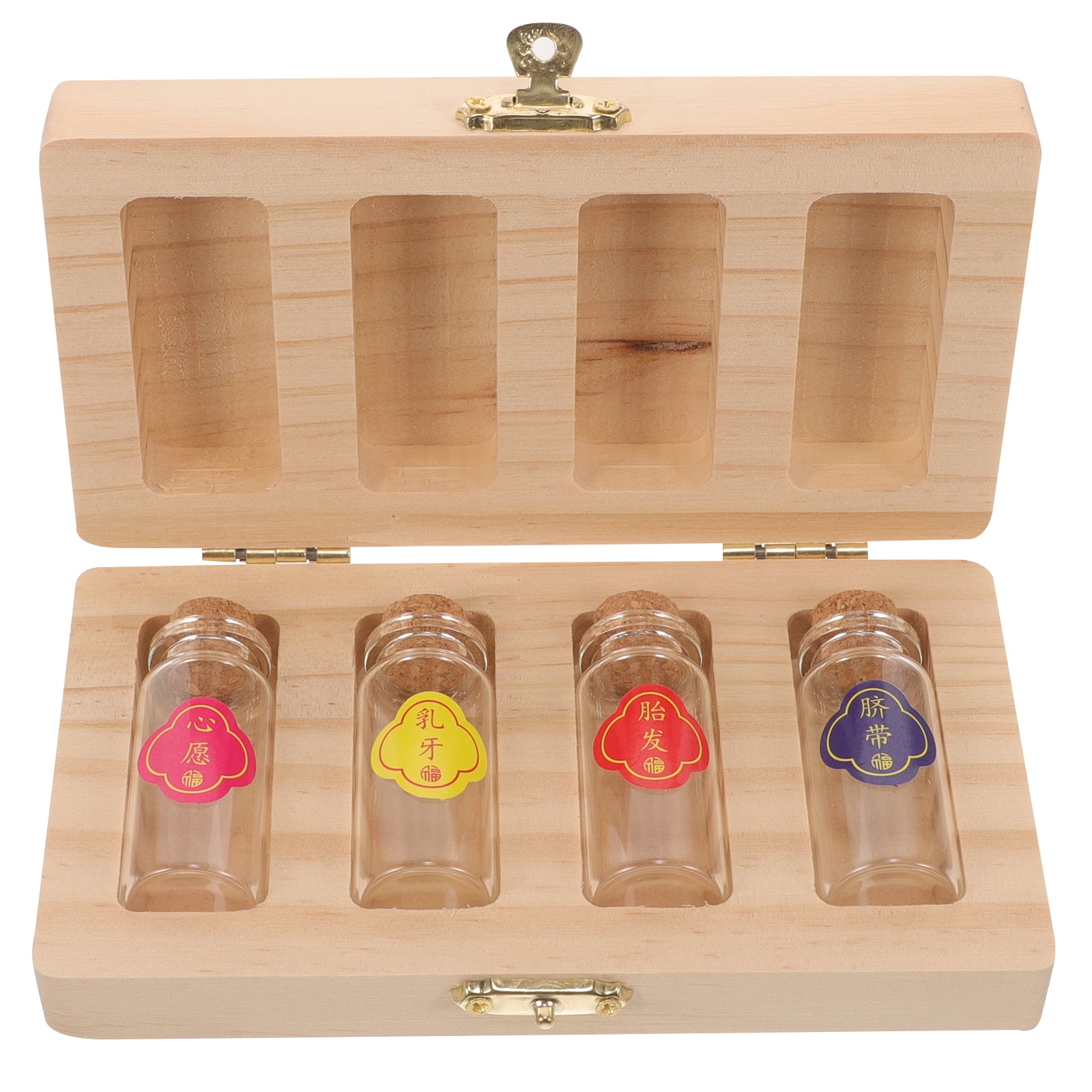 Baby Tooth Box Umbilical Cord Keepsake Container Kids Teeth Organizer ...