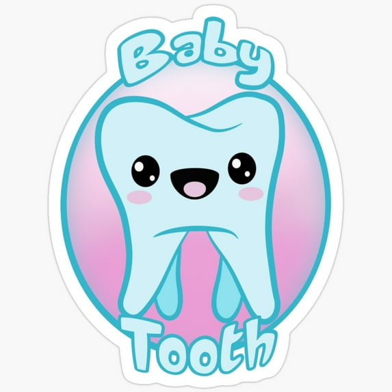 Baby Tooth Stickerphone Decal Water Bottle Stickers, Vinyl Stickers For ...