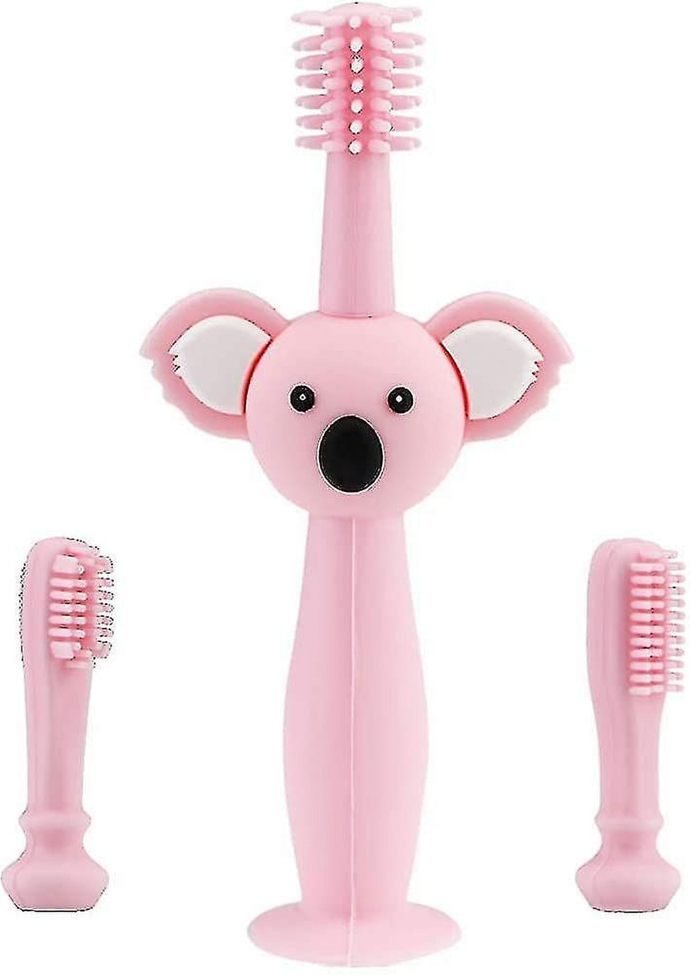 Baby Toothbrush, Baby Toothbrush, Soft Silicone With Fda Approved Bpa ...