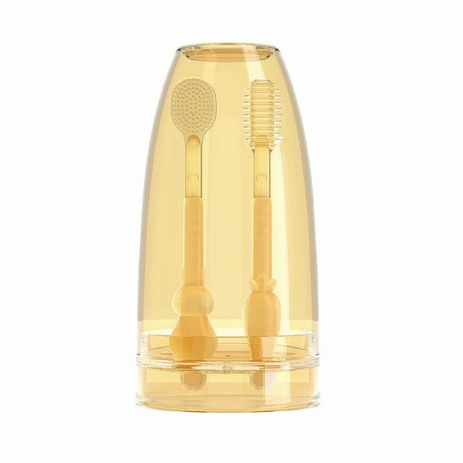 Baby Toothbrush Set Silicone Newborn Toothbrush Toddler Milk Toothbrush ...