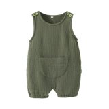 Baby Top Bodysuit Thin Crawling Clothes for Boys and Girls Breathable ...