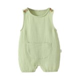 Baby Top Bodysuit Thin Crawling Clothes for Boys and Girls Breathable ...