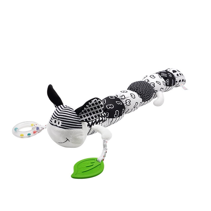 Baby Toy Musical Caterpillar Multicolor Toy Crinkle Rattle Soft with ...