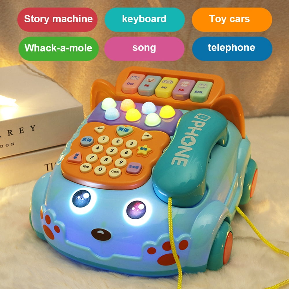 Cartoon Baby Piano Music Light Toy Baby Toy Phone Children Pretend ...