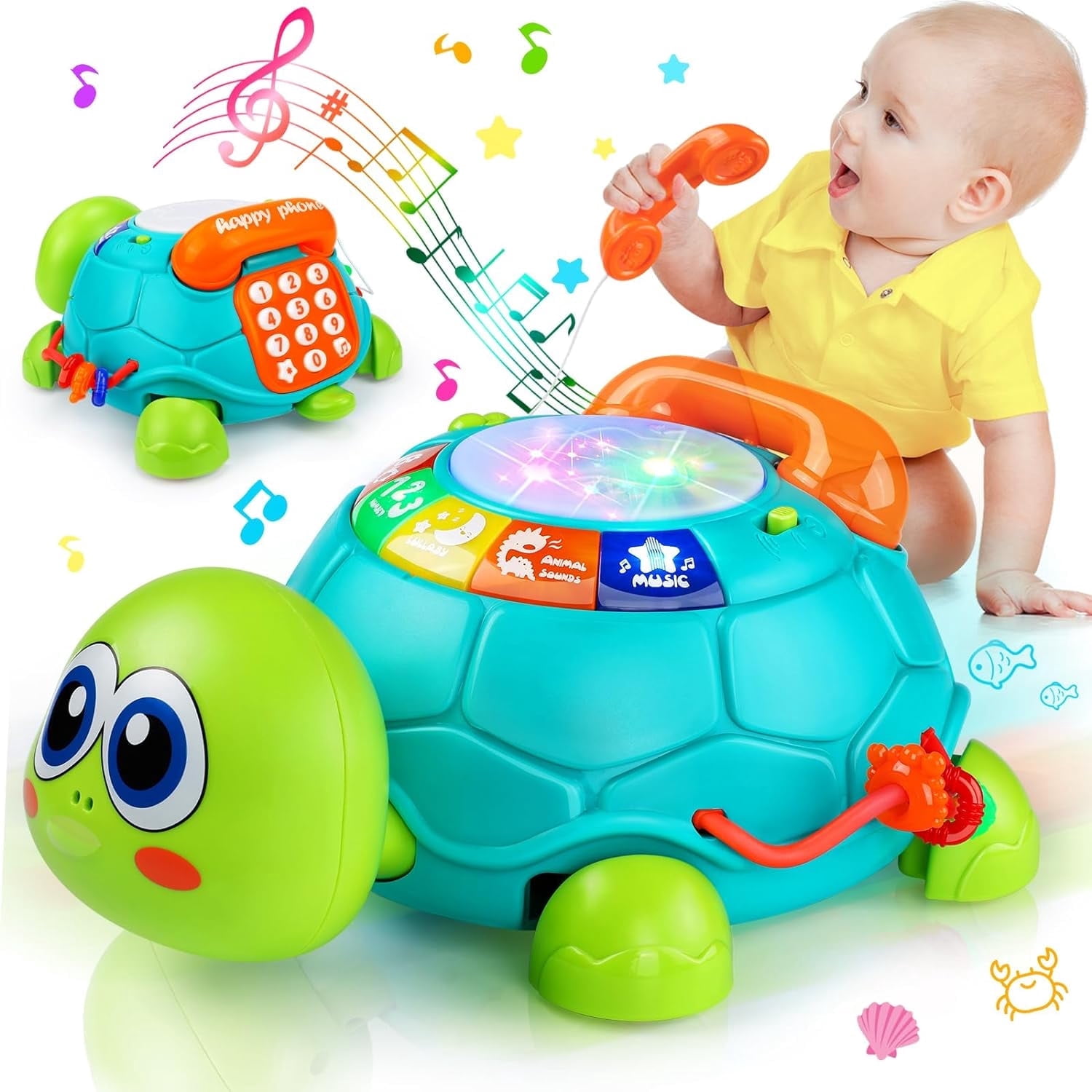 Baby Toys for 12 24 Months, Baby Crawling Walking Toys for 1 Year Old ...