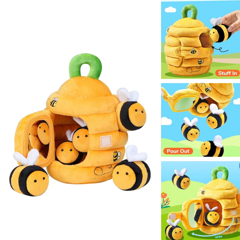 Baby Toys 6-12 Months,Bee House Sensory Learning Toy, Beehive wtih ...
