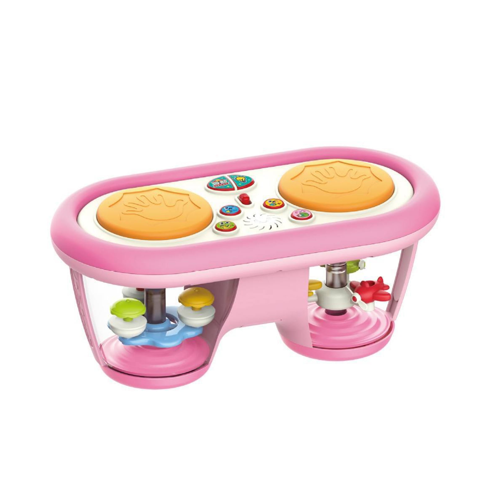 Baby Toys 6-12 Months, Drum Musical Instruments Rotating Light Up Kids ...