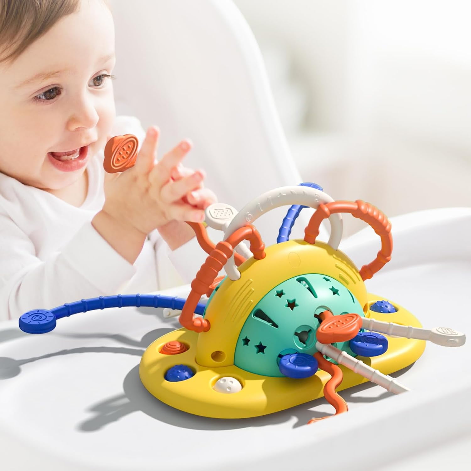 Baby Toys 6-12 Months Infant Toys High Chair Suction Cup Montessori ...