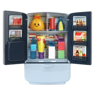 HAOAN Mini Fridge Toy Set with Accessories Kitchen Furniture Food Toys ...