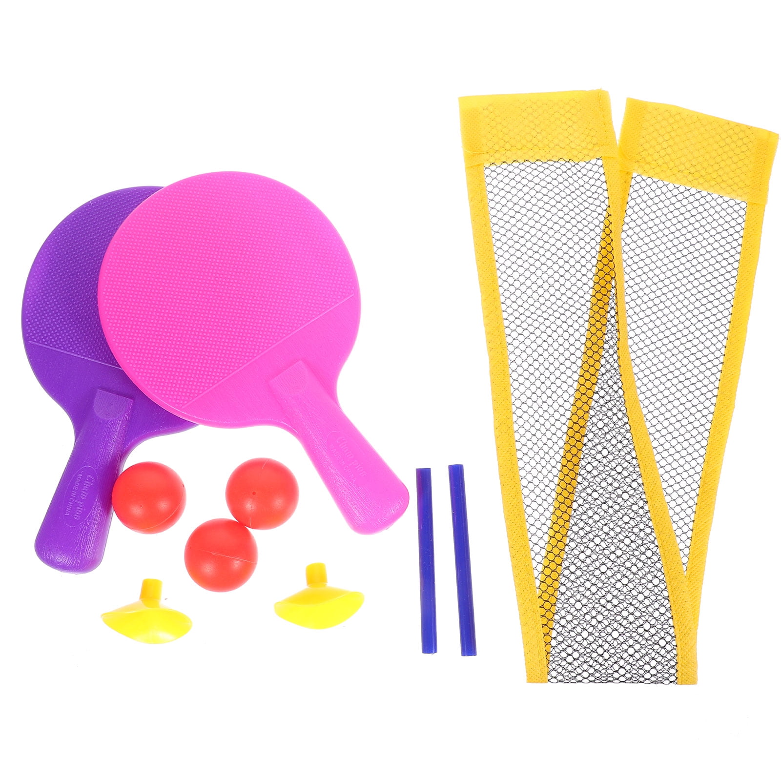 Nicehomfit Set 1 Set Beach Toys For Kids Table Tennis Bat Mini Pong Set ...