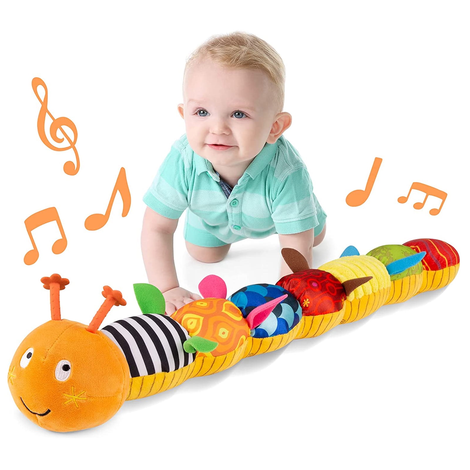 Baby Toys Musical Caterpillar,Infant Toys Stuffed Animal Toys With ...