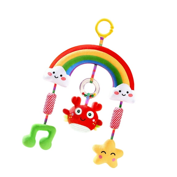 Baby Travel Mobile Toy With Visual Auditory Soothing Rattle For Sensory ...