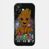 Baby Tree Dont Push the Button Funny Retro iPhone 11–17 Protective ...