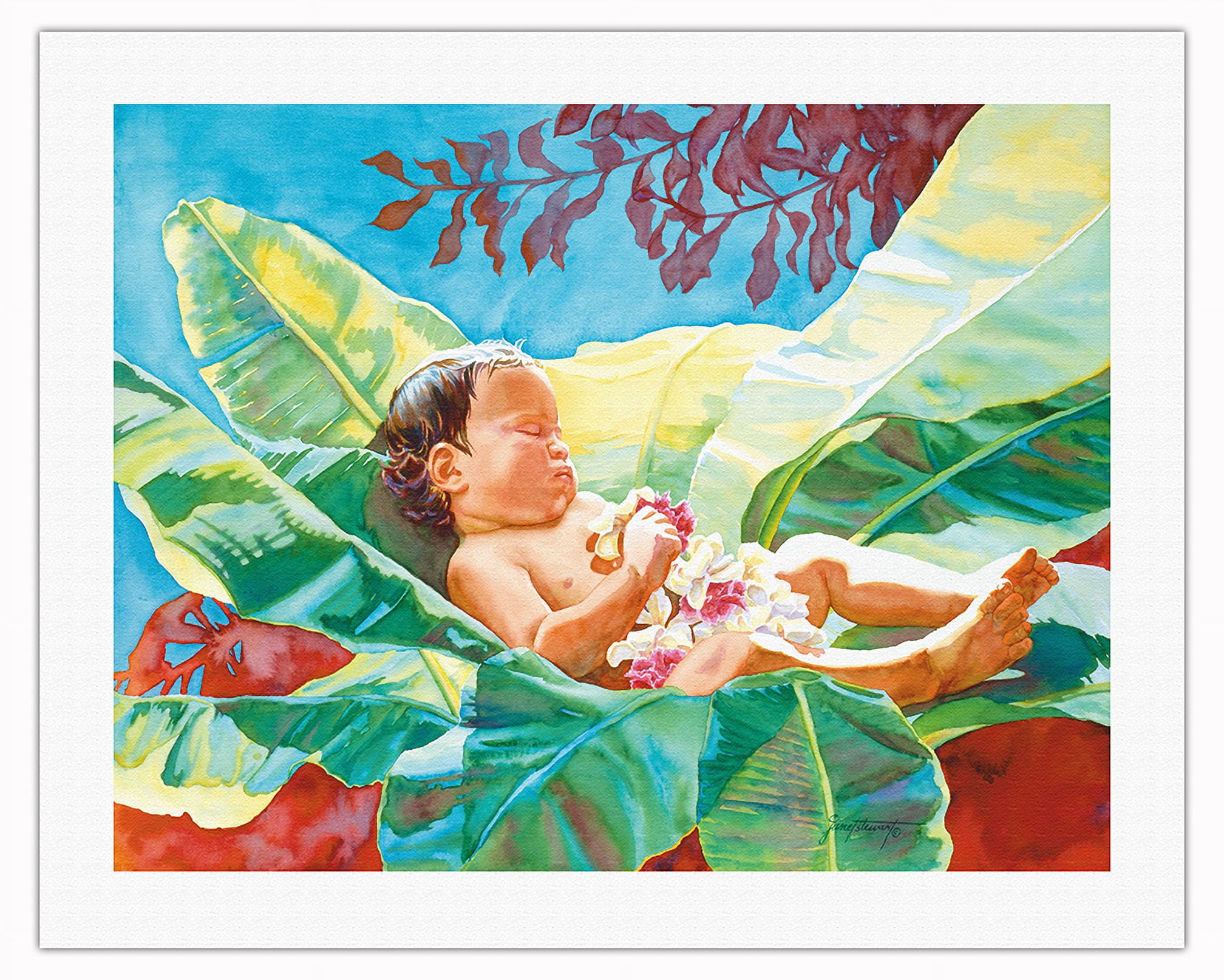 Baby in the Treetop (Ka Pēpē Ma Ka Ēulu) - Hawaiian Child - From an ...