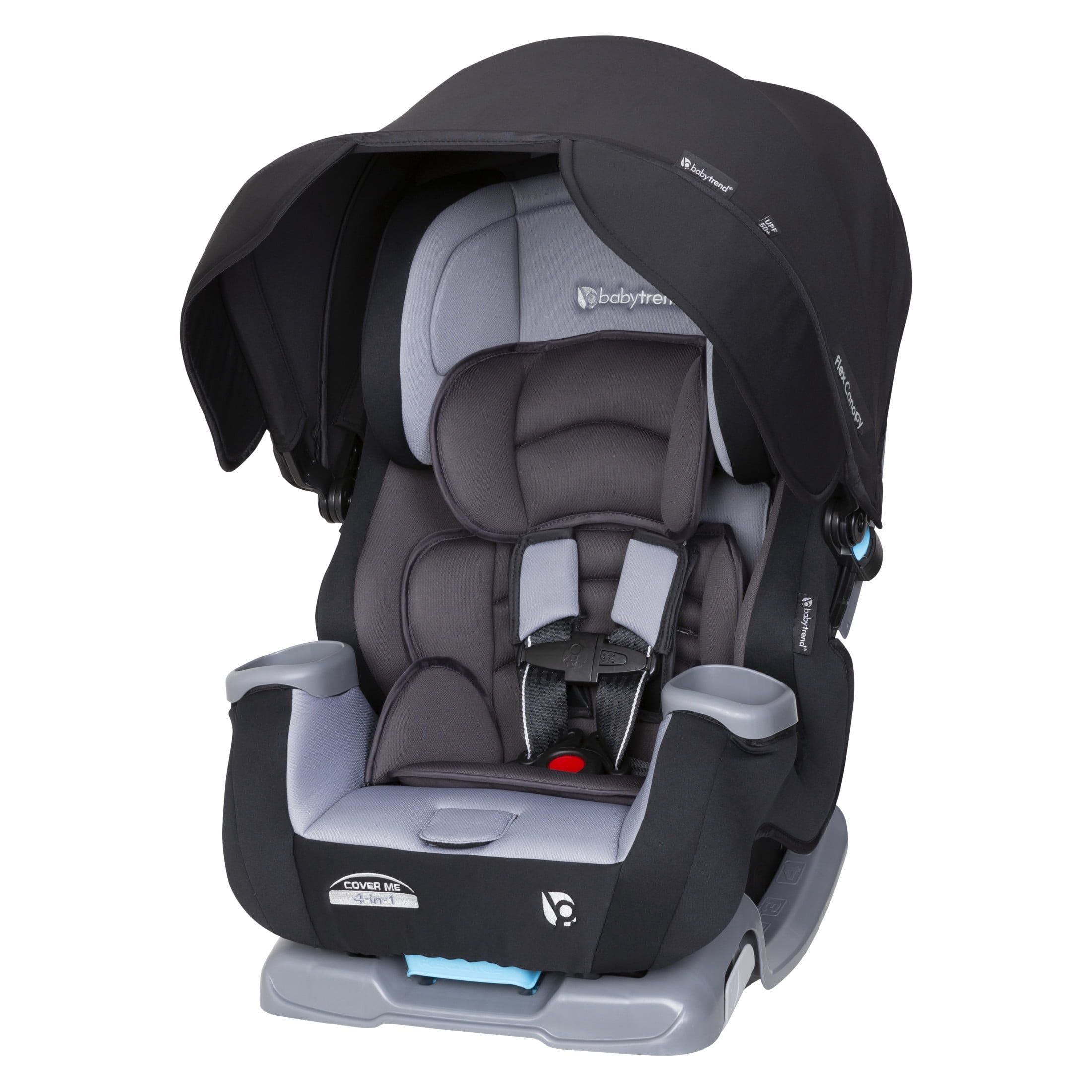Baby Trend Cover Me 4-in-1 Convertible Car Seat Dark Moon Grey, UPF 50 ...