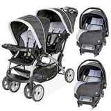 Baby Trend Double Stroller w/ Infant Car Seats, Sit N' Stand & Ally 35 ...