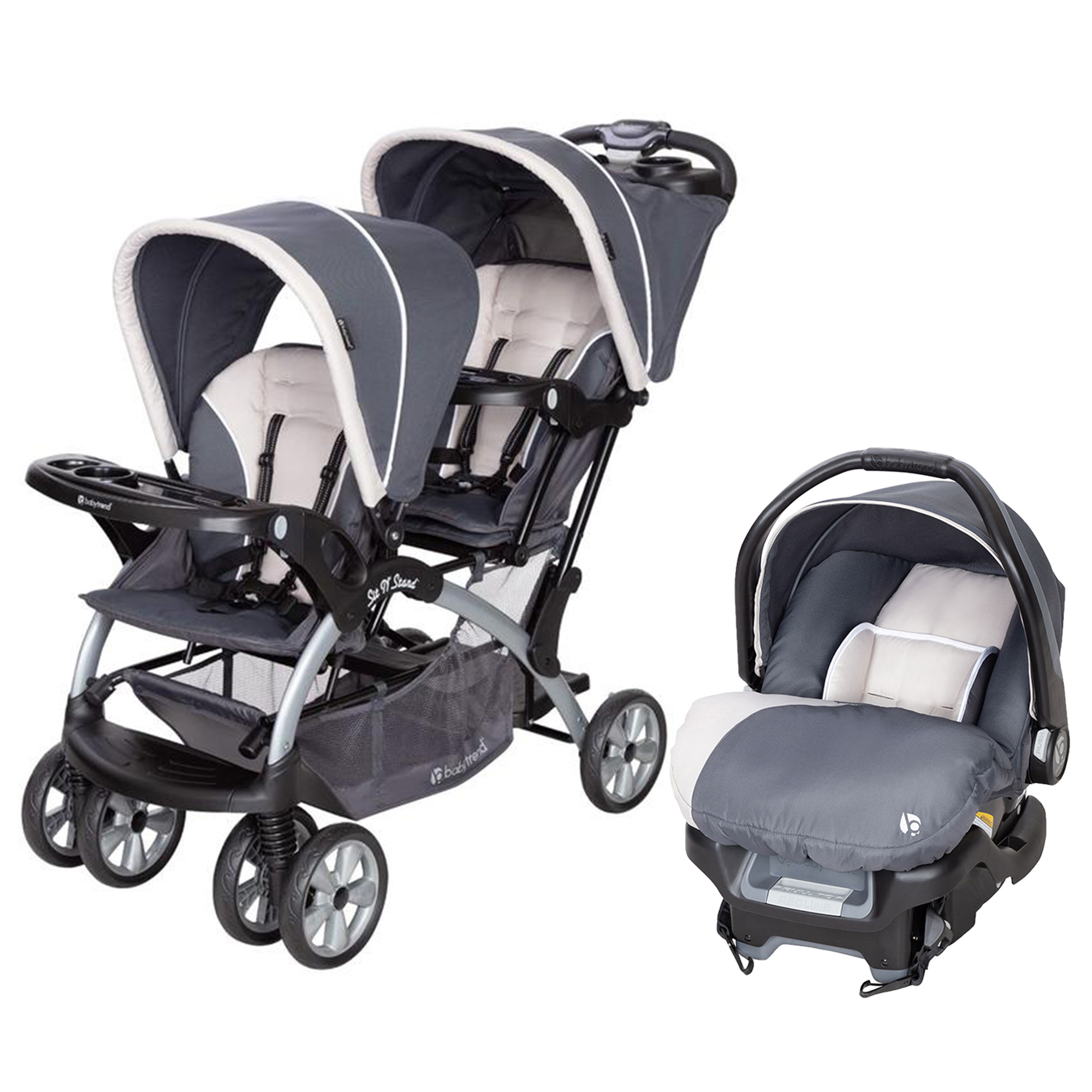 Travel Seat Baby Trend Sit N Stand Ultra Stroller, Phantom - Walmart.com
