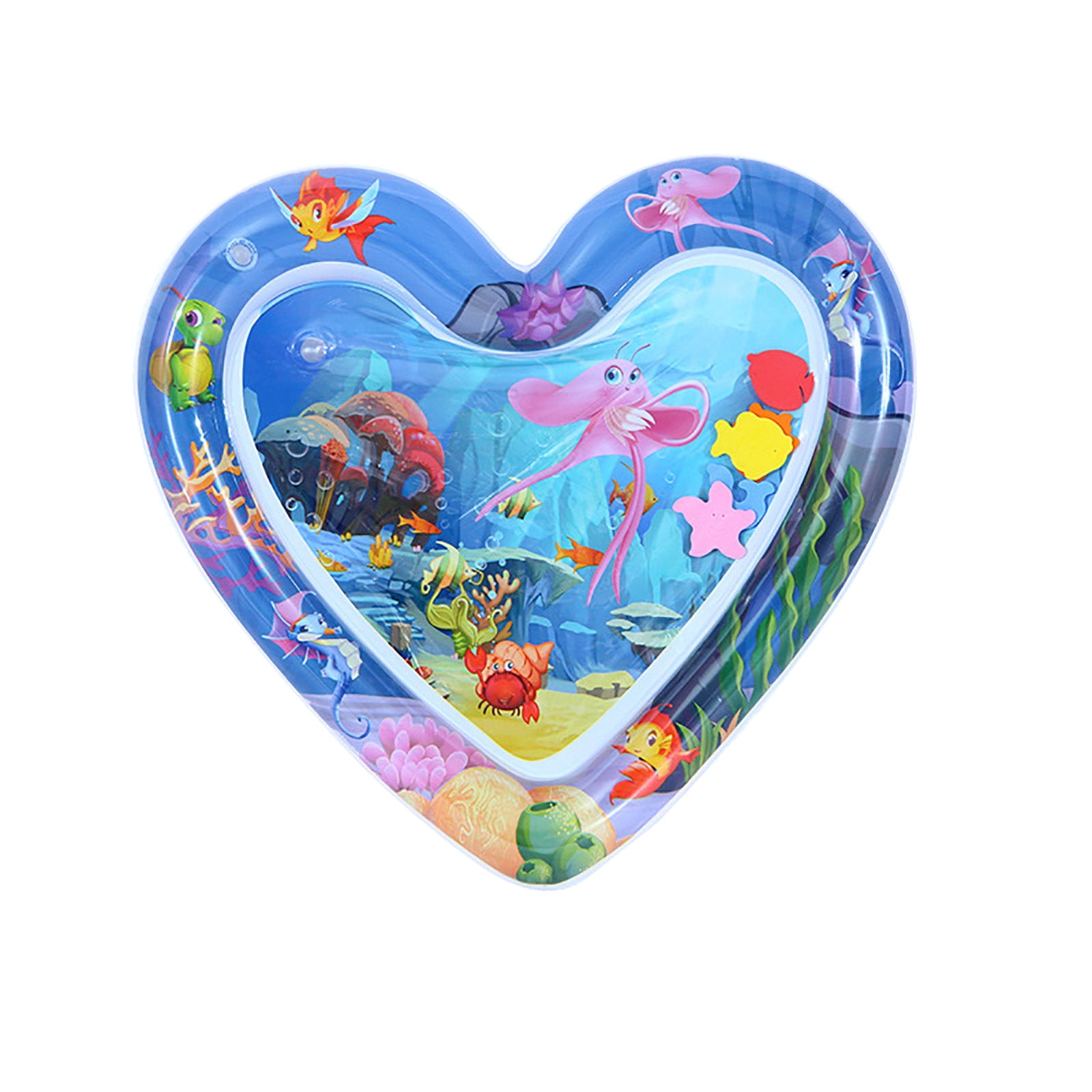 Baby Tummy Time Water Mat Premium Activity Center Promoting Baby Motor ...