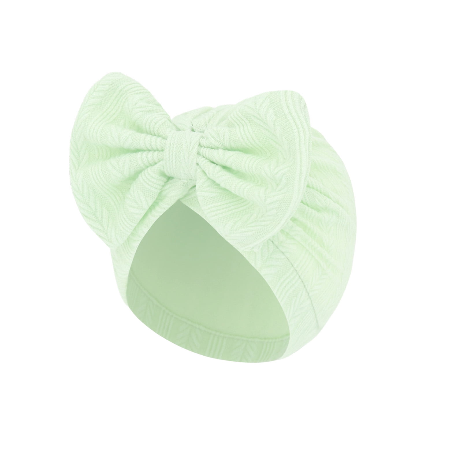 Baby Turban Hat Solid Color Headwrap Hospital Nursery Hat Bun Knot Cap ...