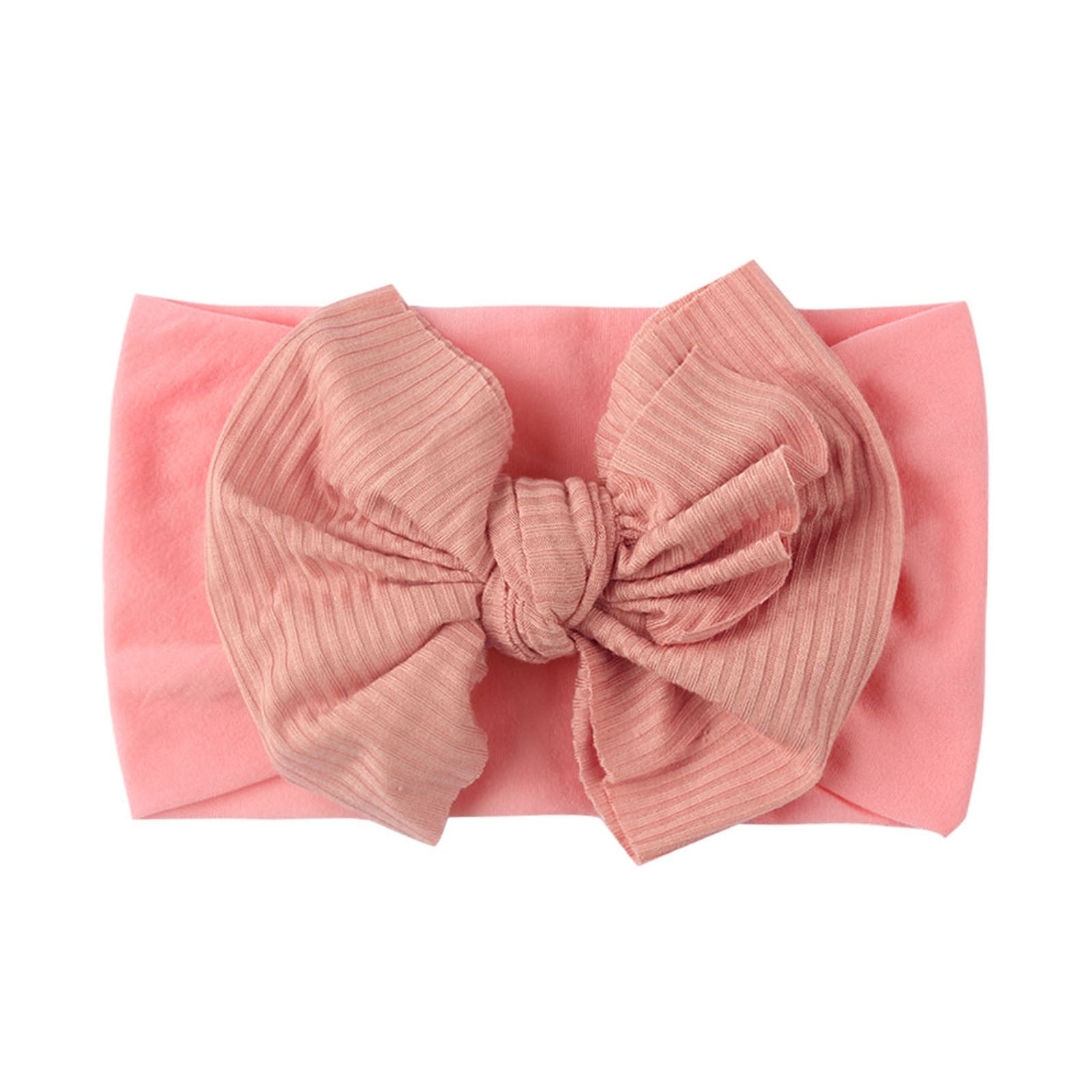 Baby Turban Head Wrap Headbands Girl Knitting Button Hairbands Stretchy ...