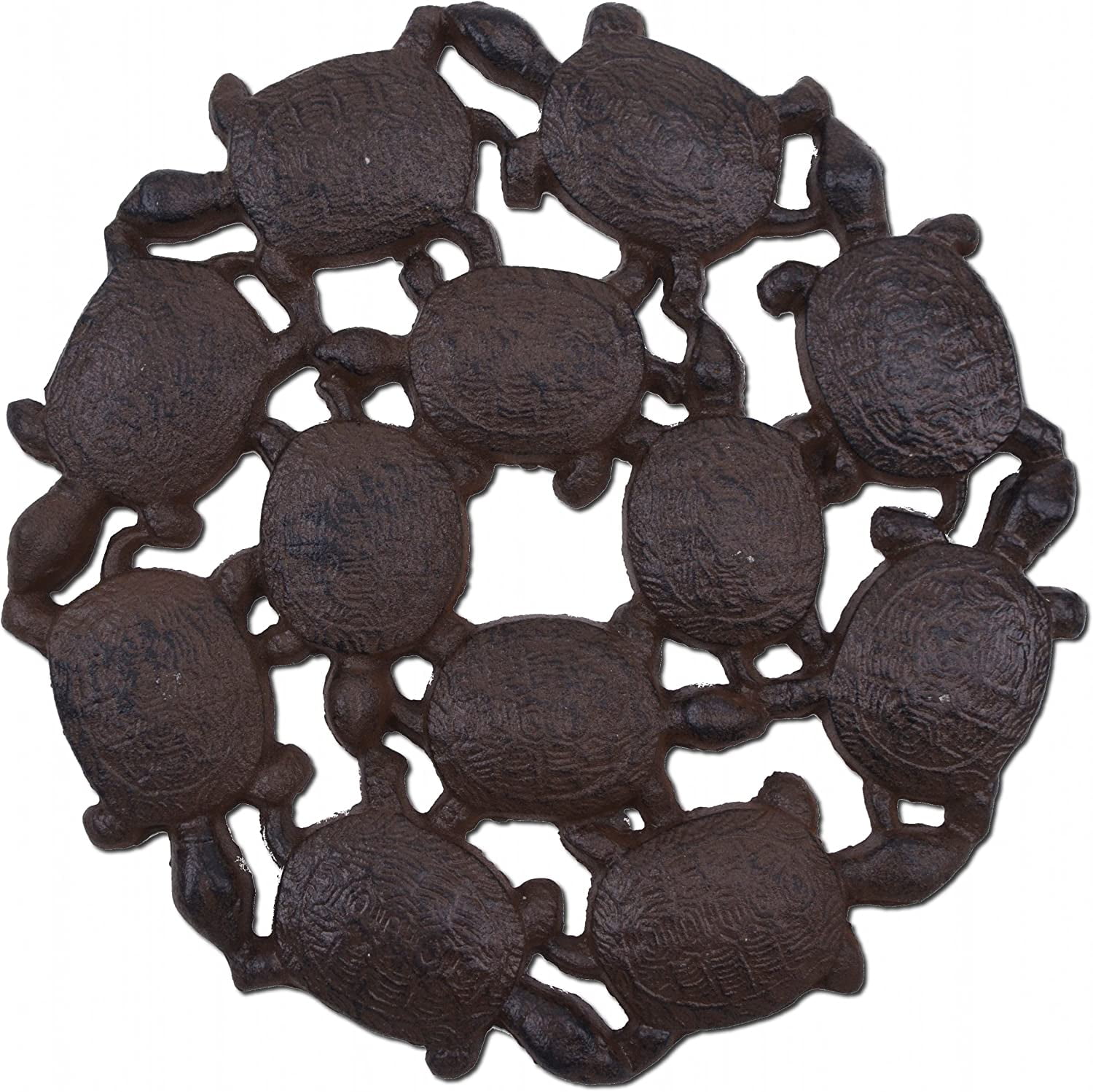 Baby Turtles Decorative Stepping Stone Paver Brown Cast Iron 10.25 ...