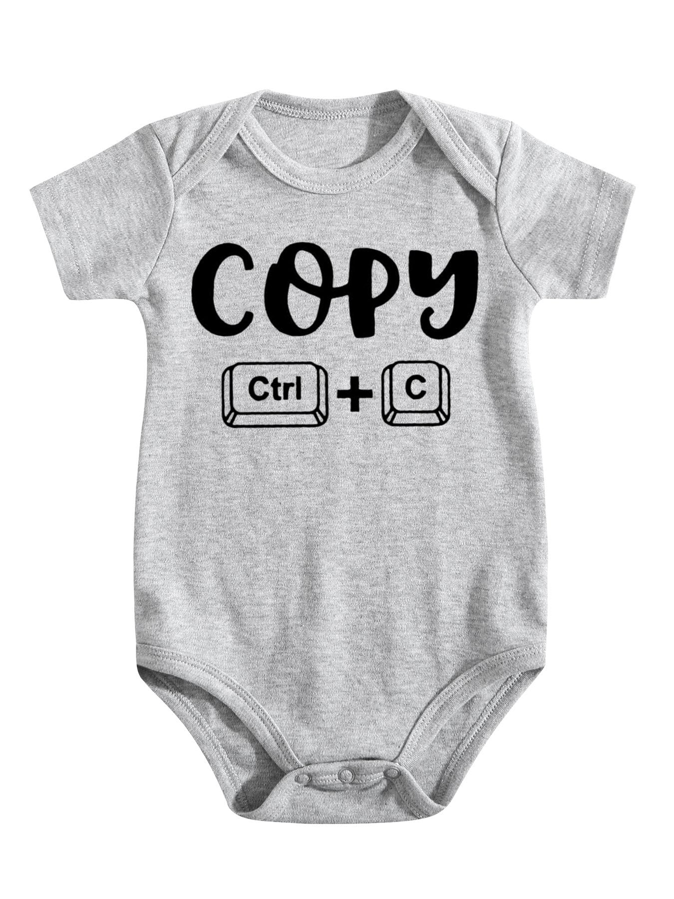 Baby Twins Bodysuits Copy Paste Newborn Baby Clothes Cute Toddler ...