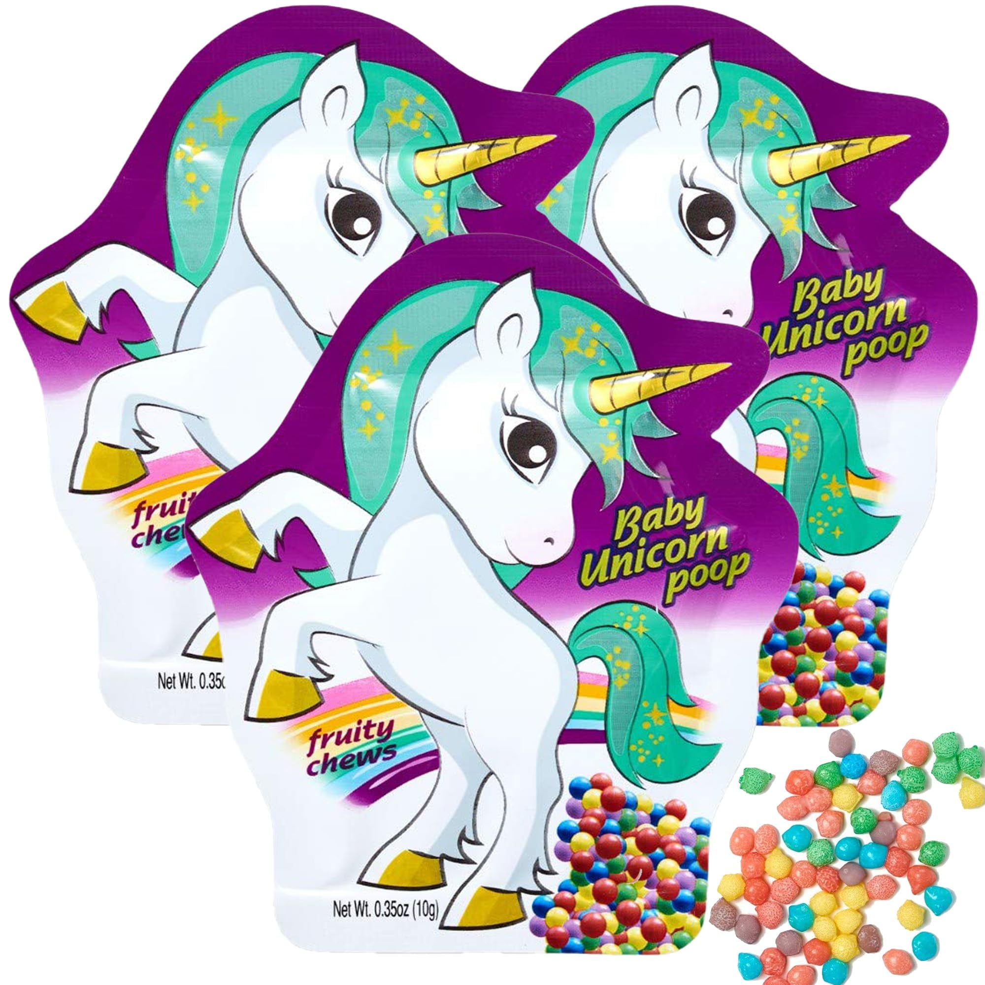 Baby Unicorn Poop Candy SBF3 Fruit Chews, Delight your Unicorn Candy ...
