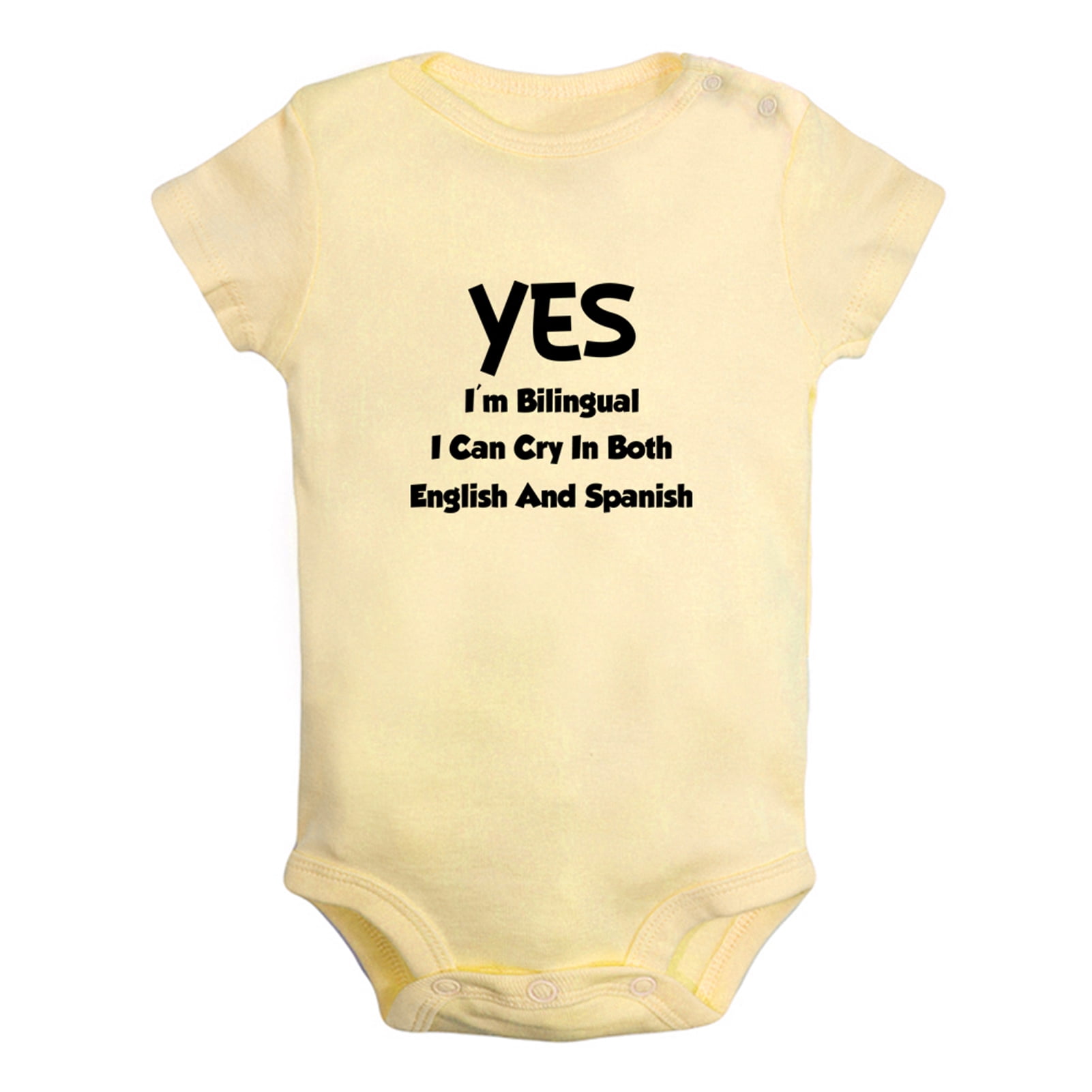 Baby Unisex I'm Bilingual I Can Cry In Both English And Spanish Funny ...