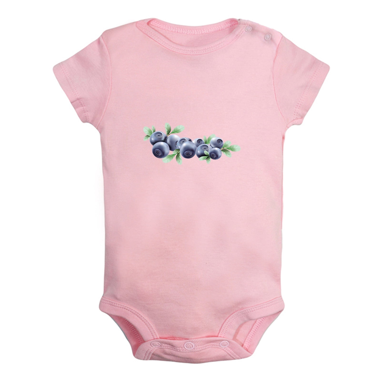 Baby Unisex Fruit Blueberries Design Rompers Newborn Baby Bodysuits ...