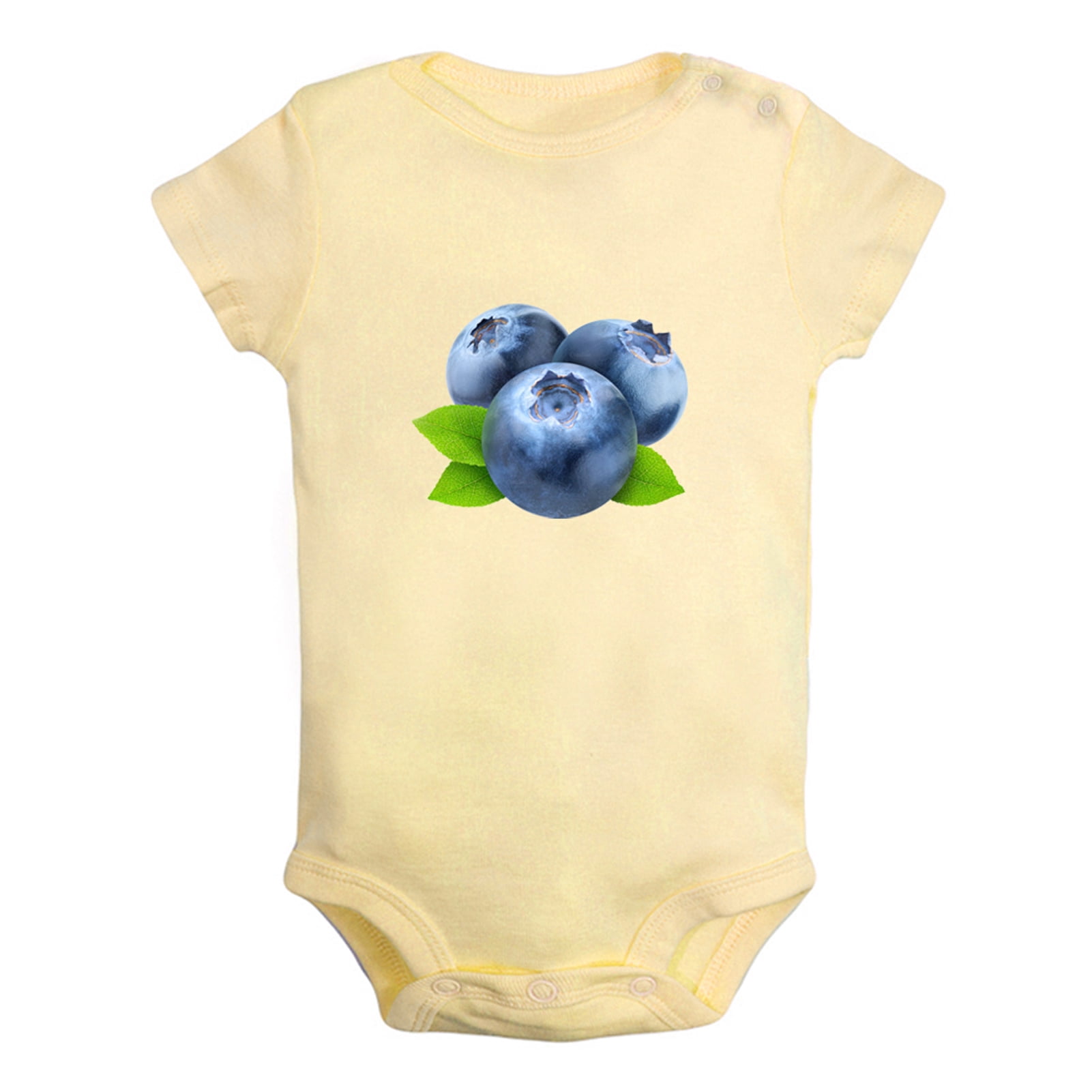 Baby Unisex Fruit Blueberries Design Rompers Newborn Baby Bodysuits ...
