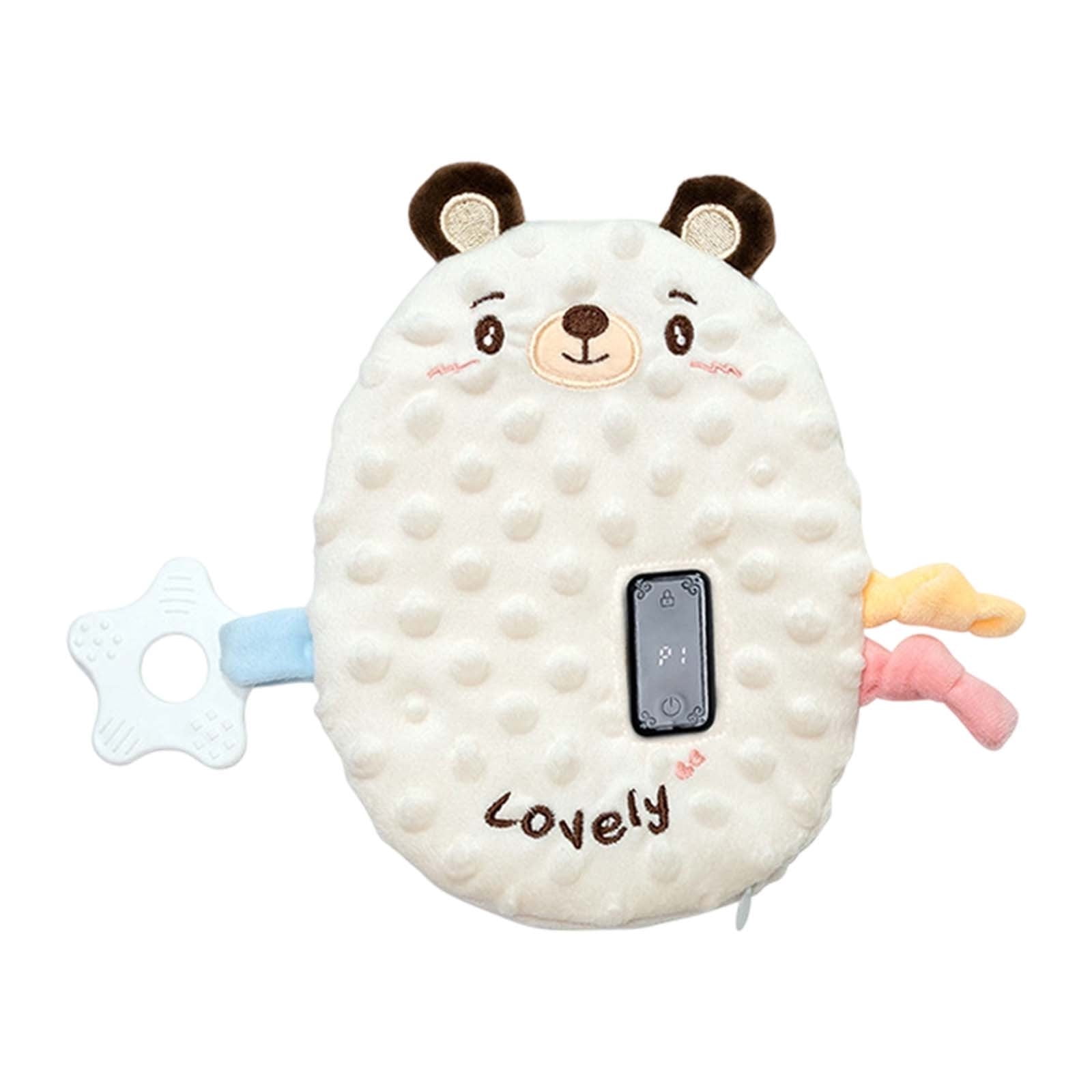 Baby Vibrating Plush Toy - Cute Animal Sleep Soother w/ 3 Modes, 90-Min ...