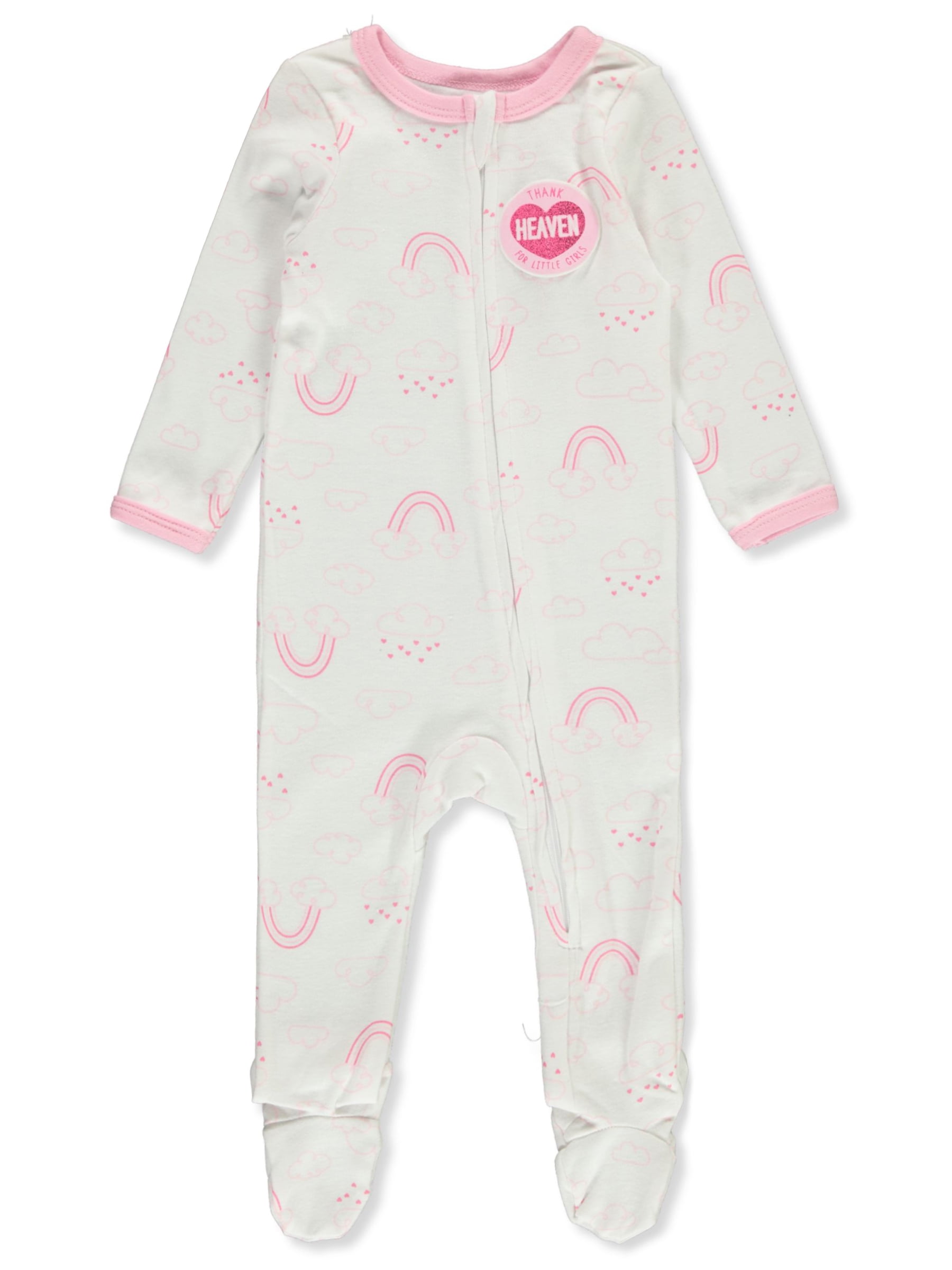 Baby Views Baby Girls' Heavenly Footed Coveralls Color: multi Size: 6 ...