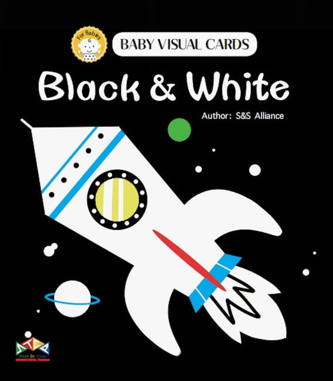 Baby Visual Cards Black and White, (Board Book) - Walmart.com