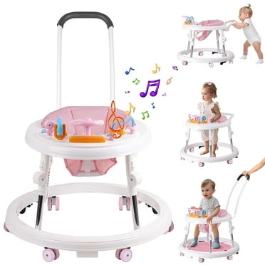 SKYSHALO 4-in-1 Toddler Walker, Compact Activity Hub with Wheels ...