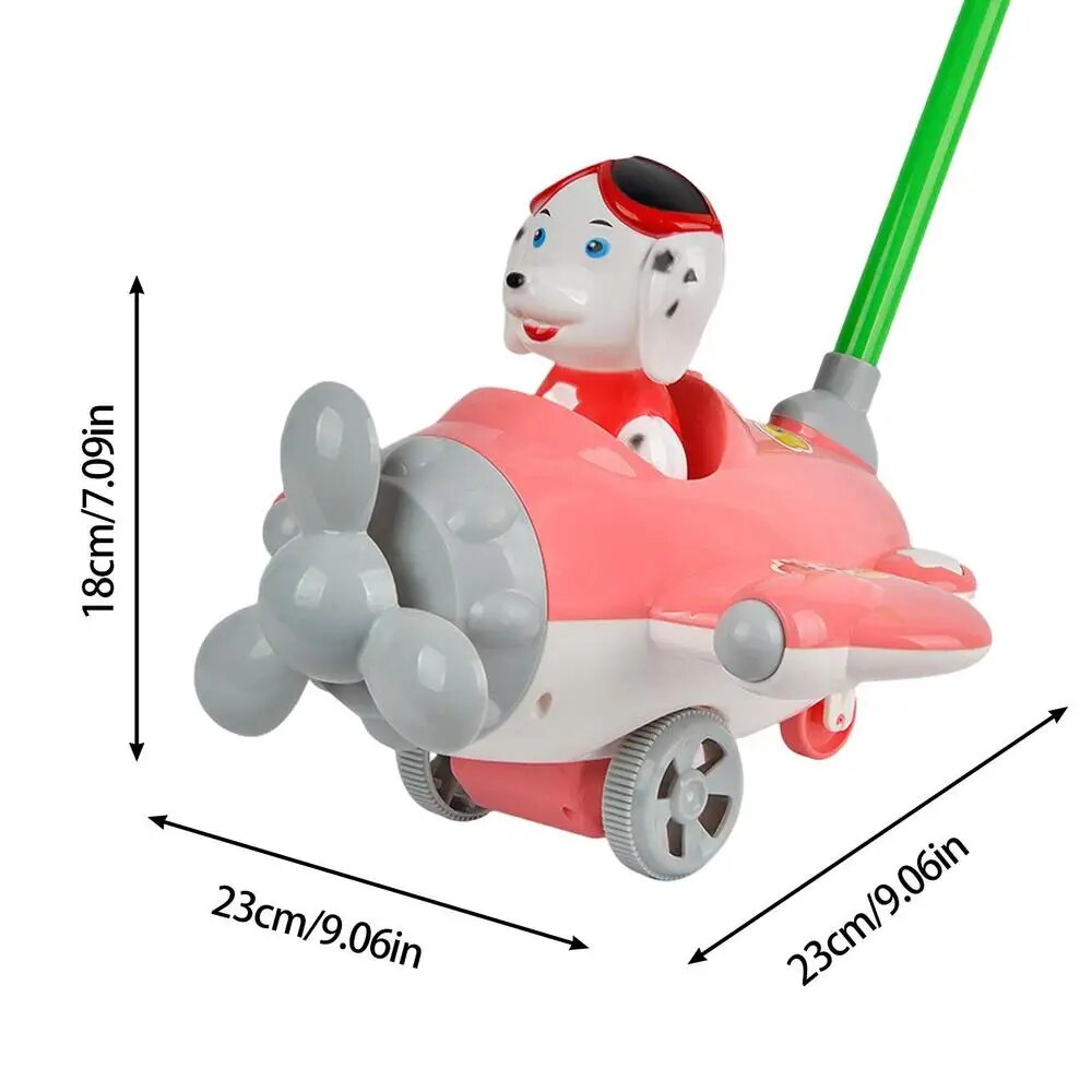 Baby Walker Hand Push Airplane Toy Car Outdoor Sports Toddler Pull ...