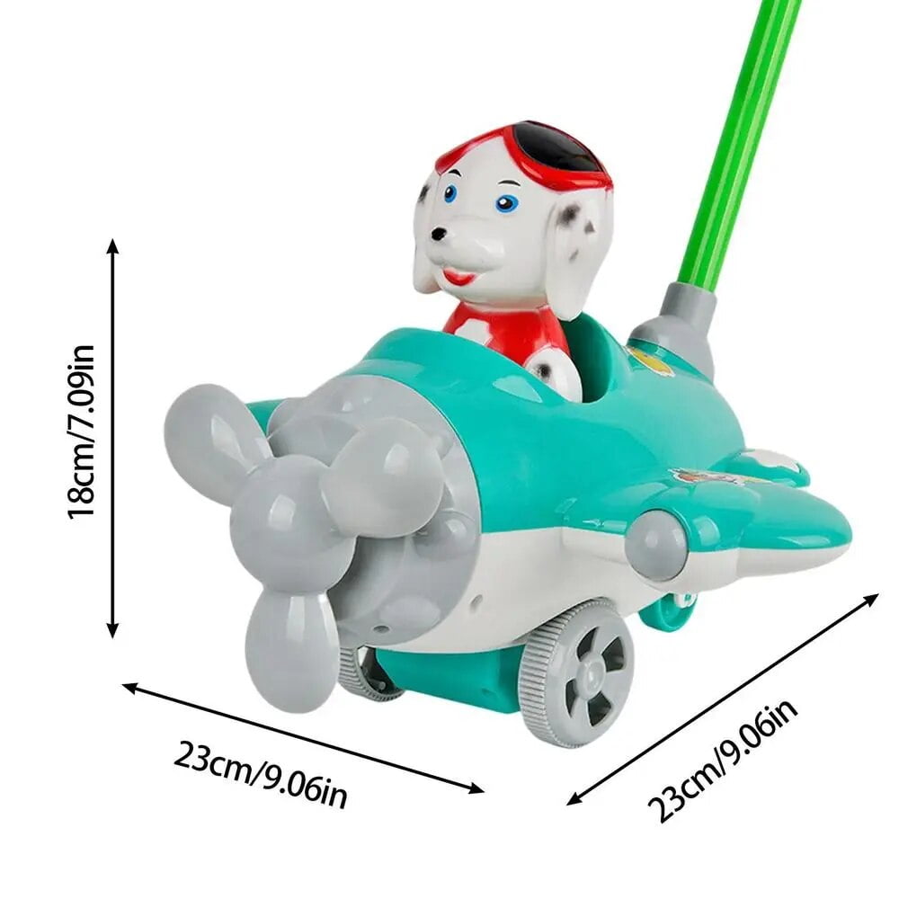 Baby Walker Hand Push Airplane Toy Car Outdoor Sports Toddler Pull ...