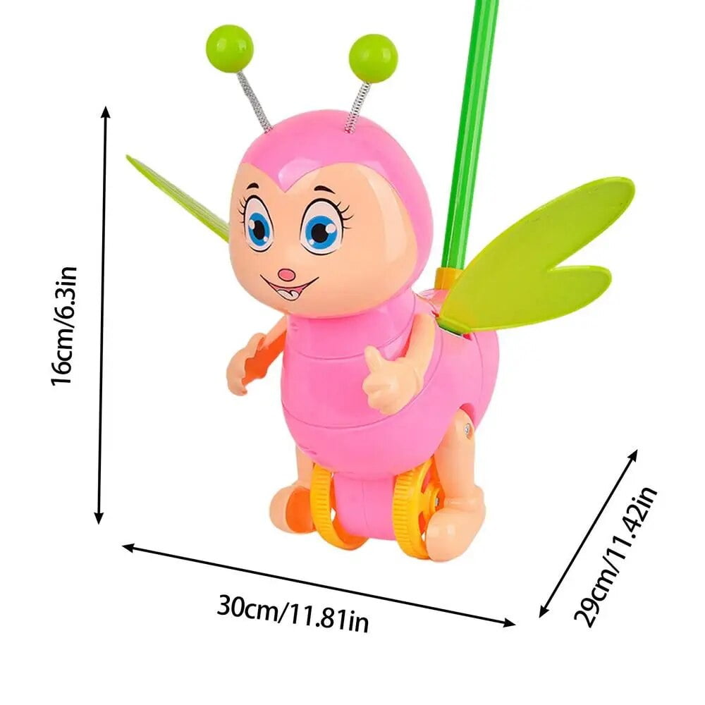 Baby Walker Hand Push Airplane Toy Car Outdoor Sports Toddler Pull ...